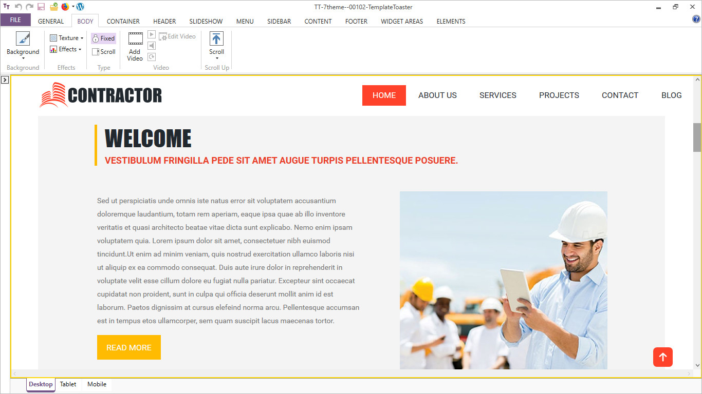 Screenshots - TemplateToaster