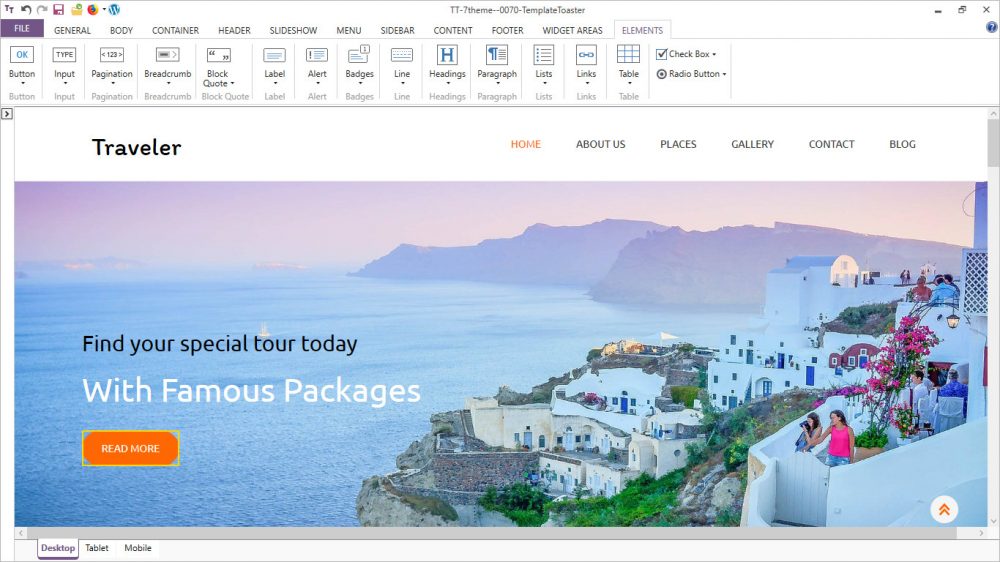 Screenshots - TemplateToaster