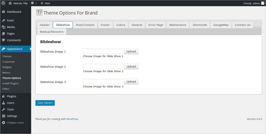 WordPress Thema Framework - TemplateToaster