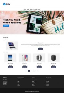Digital Products Store WooCommerce Theme - TemplateToaster