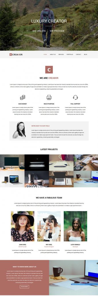 Creator - Web Agency HTML Template - TemplateToaster