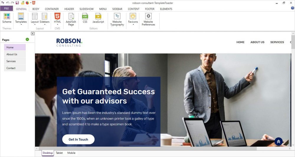 Bootstrap Builder | Bootstrap Template Builder - TemplateToaster