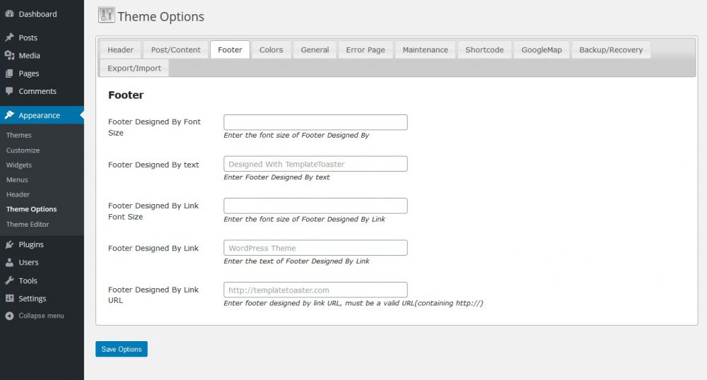 WordPress Theme Builder - TemplateToaster