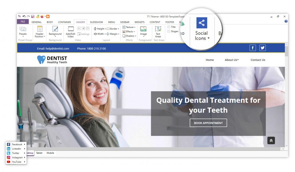 Blogger Template Creator - TemplateToaster