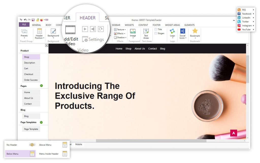WooCommerce Theme Builder - TemplateToaster