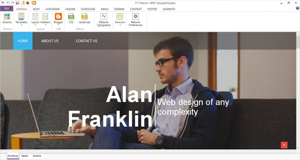 Blogger Template Creator - TemplateToaster