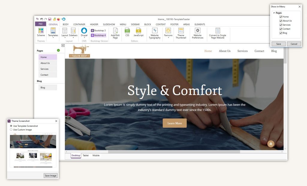 Drupal Theme Generator | Drupal Website Builder