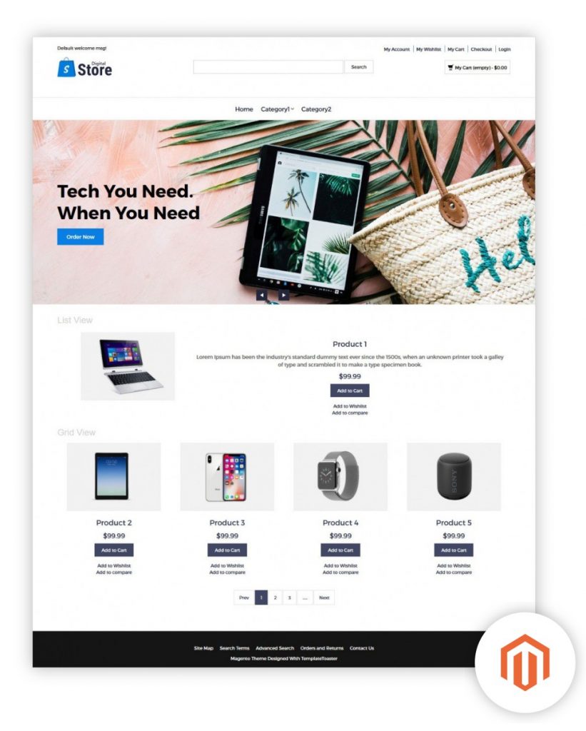 Magento Theme Builder - TemplateToaster
