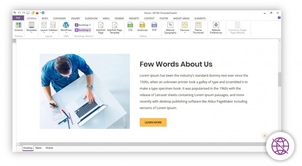Web Design Software - TemplateToaster