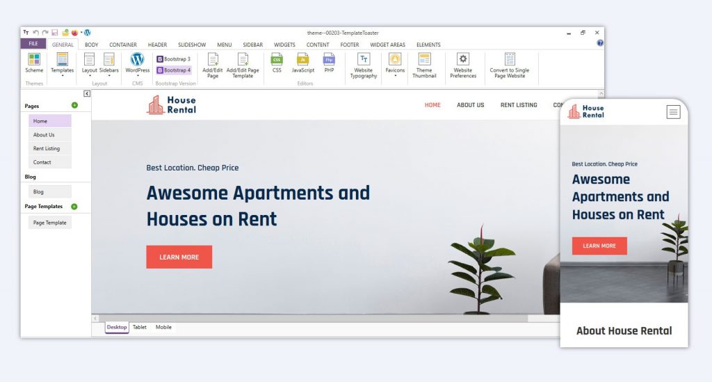 Web Design Software - TemplateToaster
