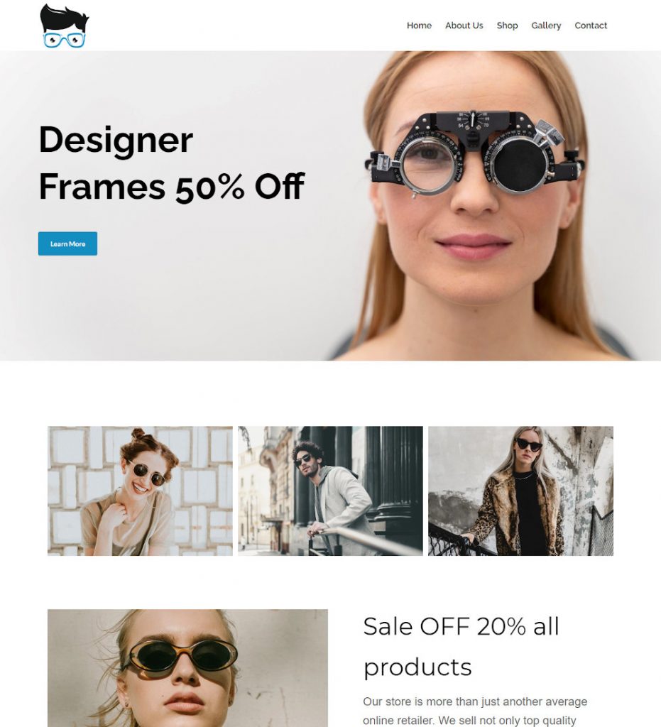 Opticlab - Optometrist & Eye Care Template - TemplateToaster