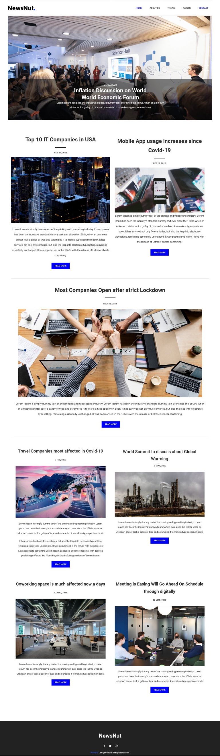 Newsnut - Newspaper & News Portal Template - TemplateToaster