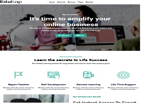 Eduhap Education HTML Template - TemplateToaster
