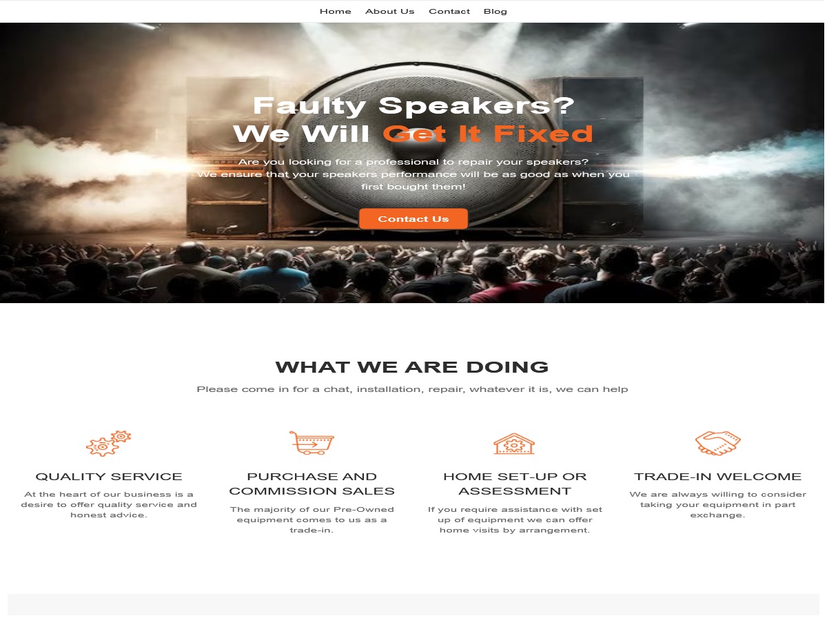 SoundExpert - Music Instruments Repair Shop WordPress Theme ...
