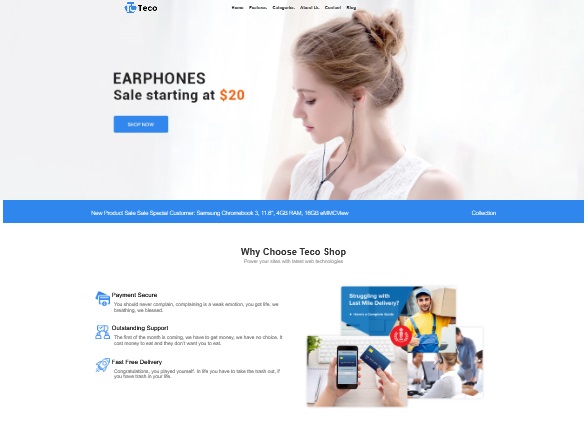 Teco Technology WordPress Theme - TemplateToaster