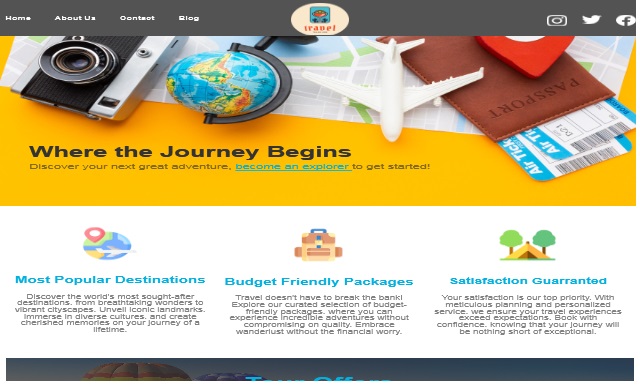 Travelco Travel HTML Template - TemplateToaster