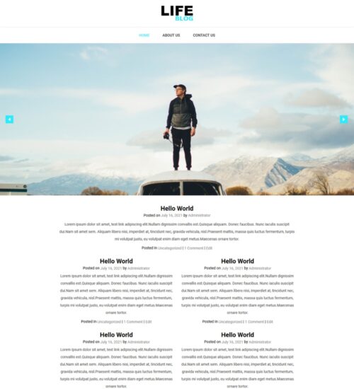 Storyline Free Blogger Template for Personal Blogs - TemplateToaster